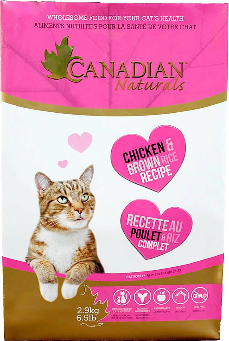 Canadian Naturals Chicken & Brown Rice Cat Food 6.5lb - Buckerfield's ...