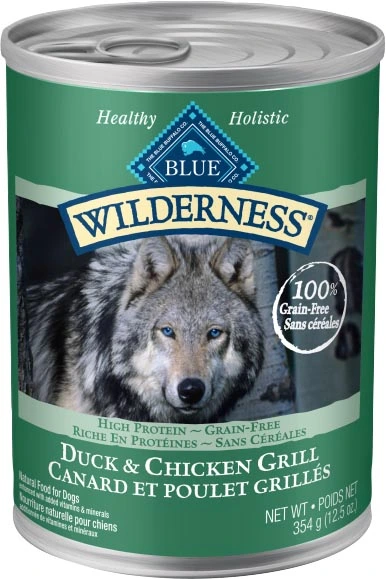 Blue Wilderness Duck & Chicken Grill Dog Food 354g - Buckerfield's - BC ...