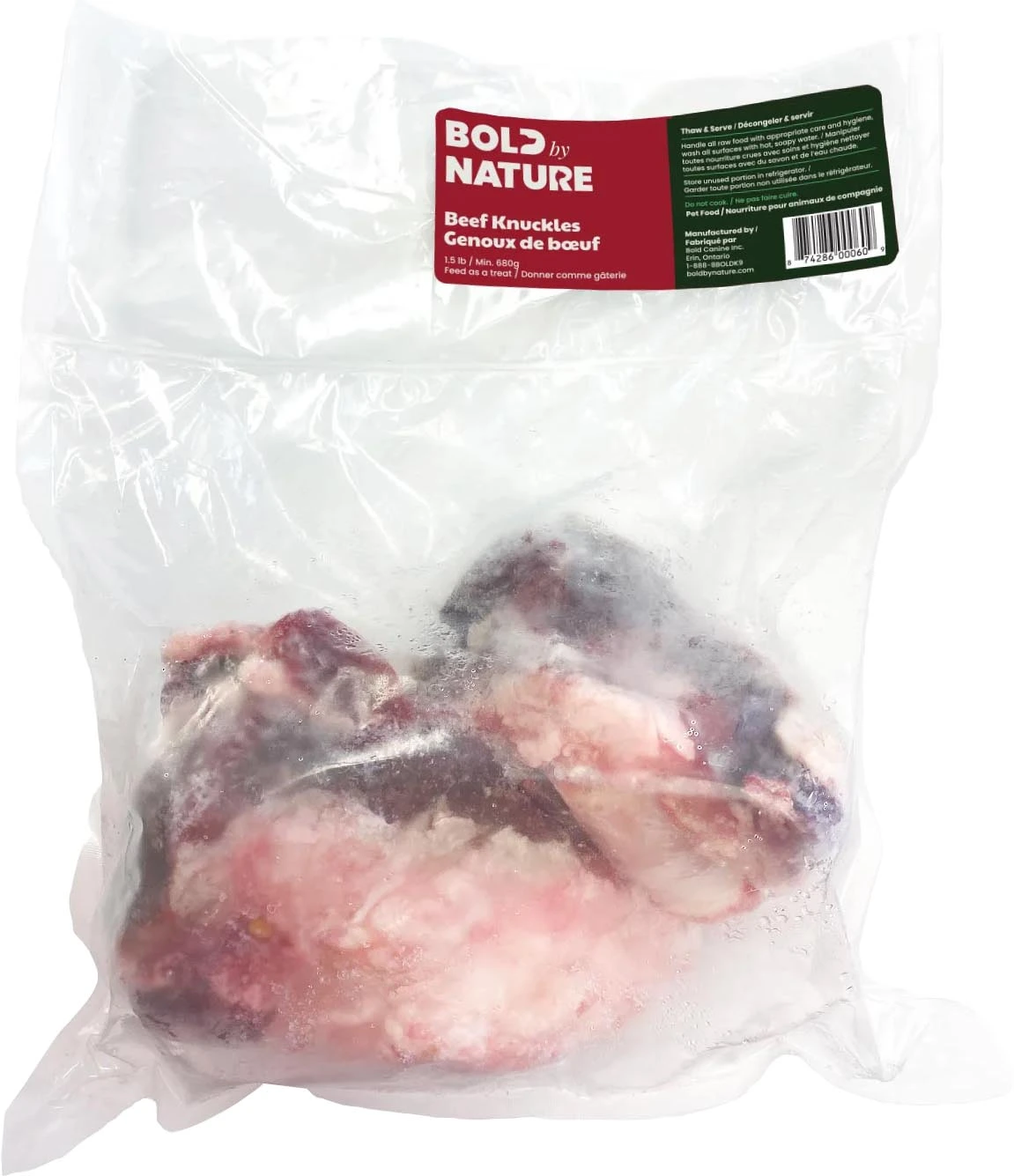 Bold By Nature Raw Frozen Small Beef Knuckle 2pk - Buckerfield's - BC's ...
