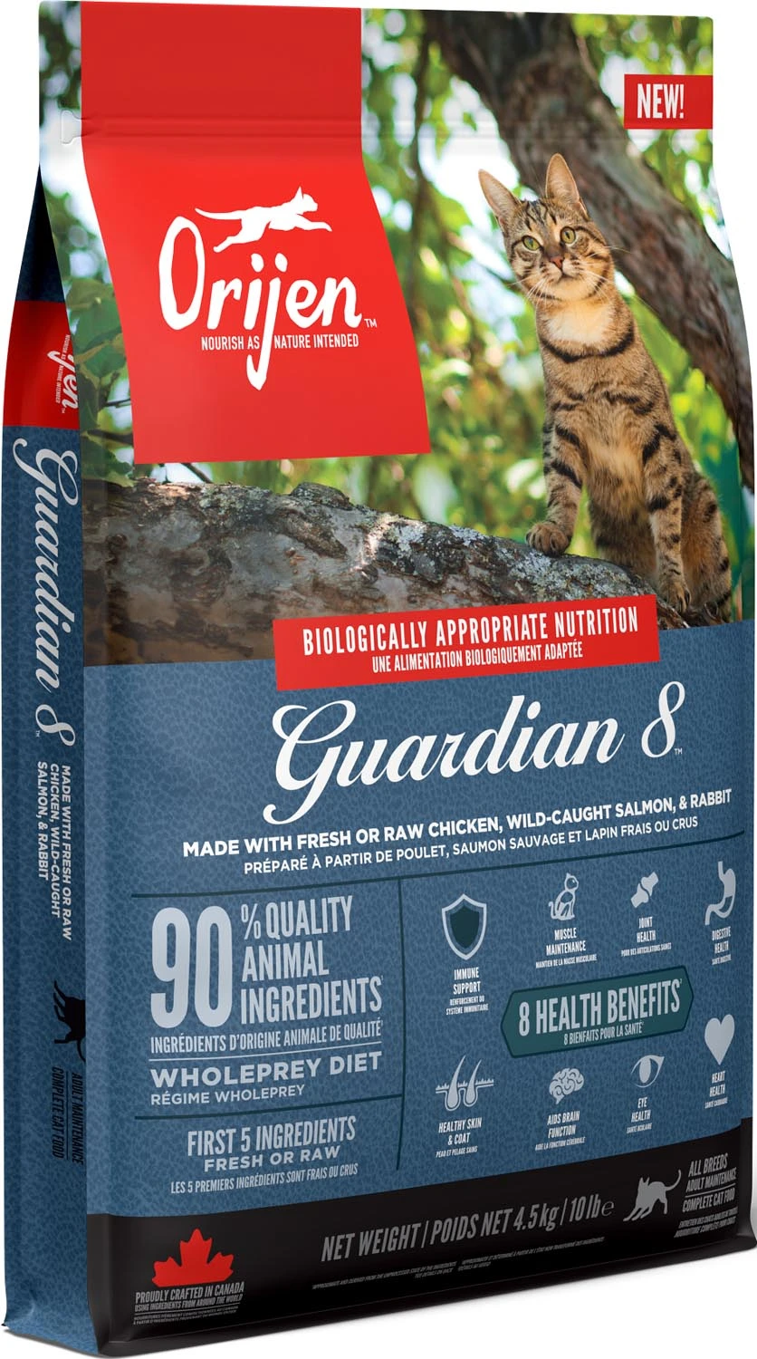 Orijen Guardian 8 Cat Food 4.5kg - Buckerfield's - BC's Original ...
