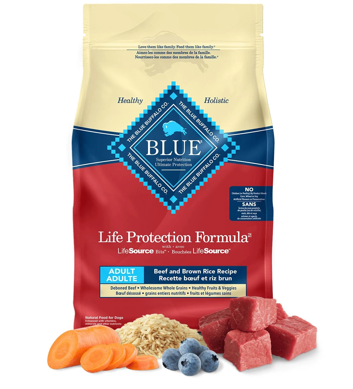 Blue Life Protection Formula Beef Recipe Dog Food 26lb - Buckerfield's ...