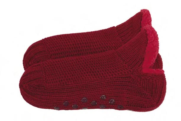 Snoozies Women's What A Gem Sherpa Sock Red - Buckerfield's - BC's ...