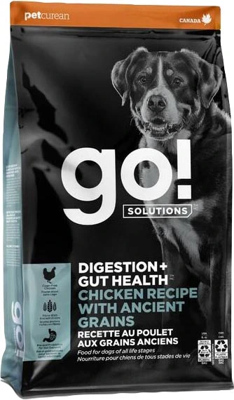 Go! Digestion+Gut Health Chicken With Ancient Grains Dog Food 3.5lb ...
